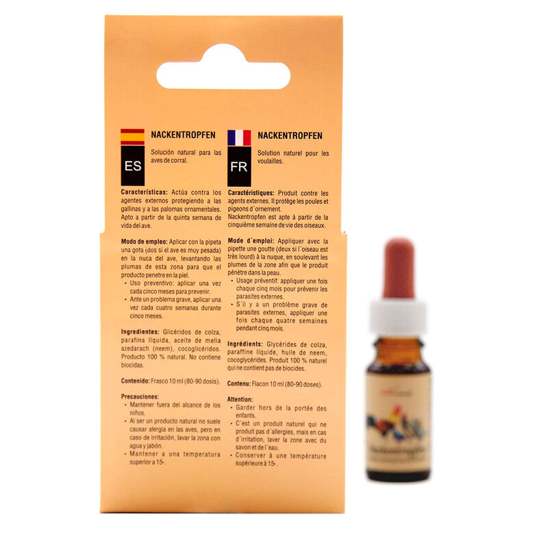 Finca casarejo nackentropfen desparasitante natural para aves de corral | Tiendanimal